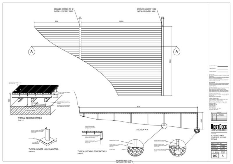 Technical Drawings - Best Deck Composite Wood Decking