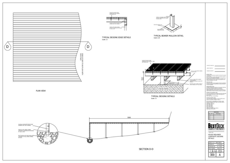 Technical Drawings - Best Deck Composite Wood Decking